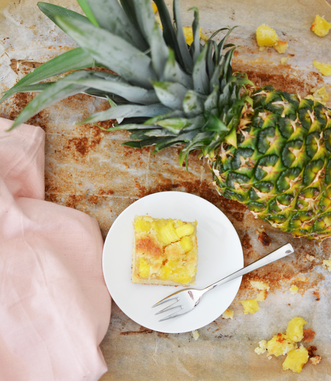 Recept | Sticky Ananastaart van mijn oma