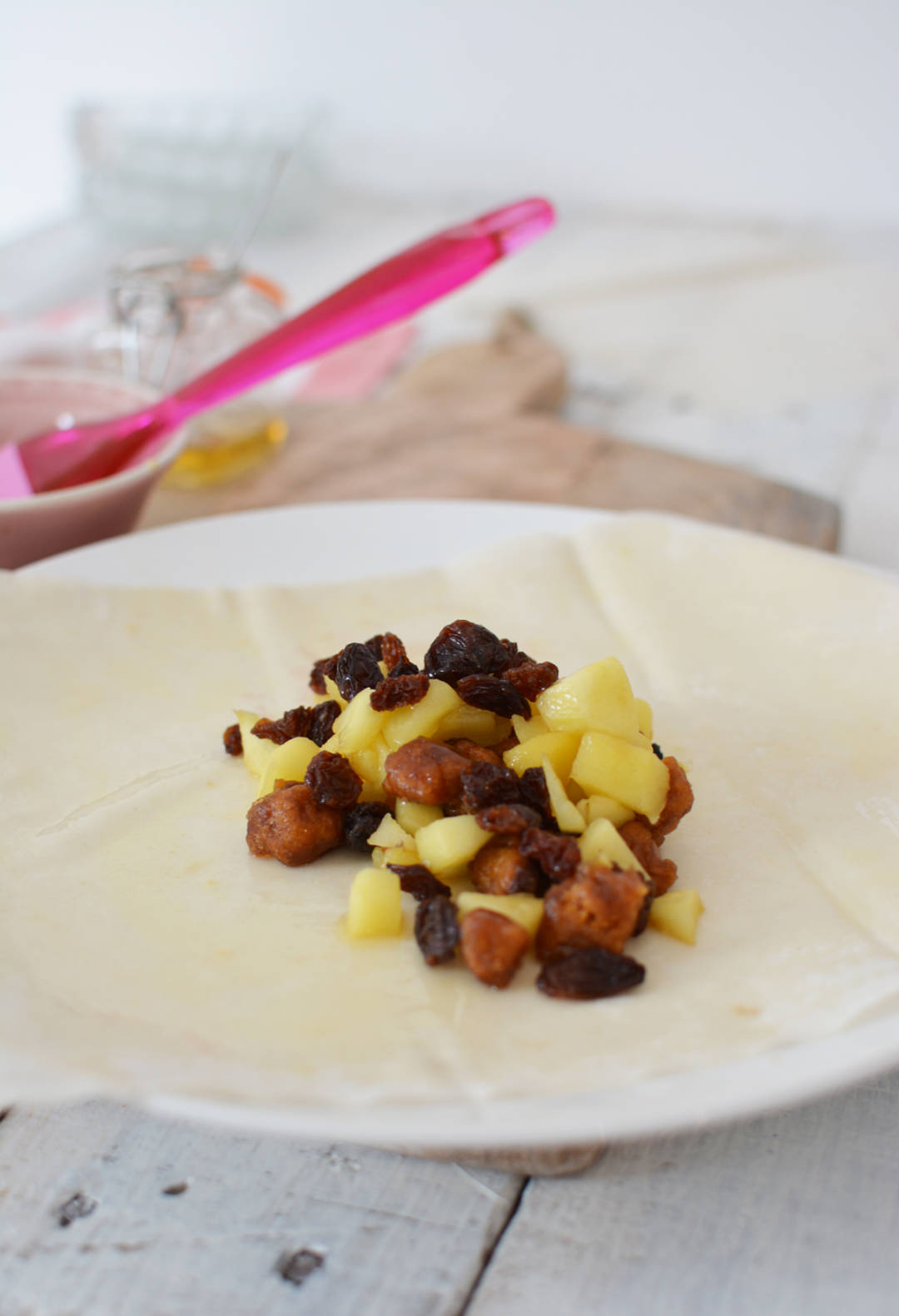 Recept | Zoete dessertpakketjes van filodeeg met appel